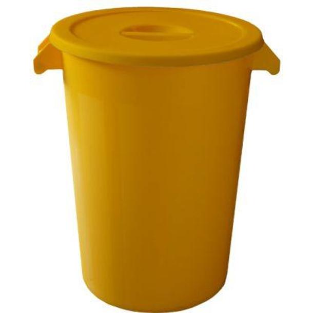 BALDE INDUSTRIAL 100LT AMARELO DENOX | Baldes | Brincoloiça
