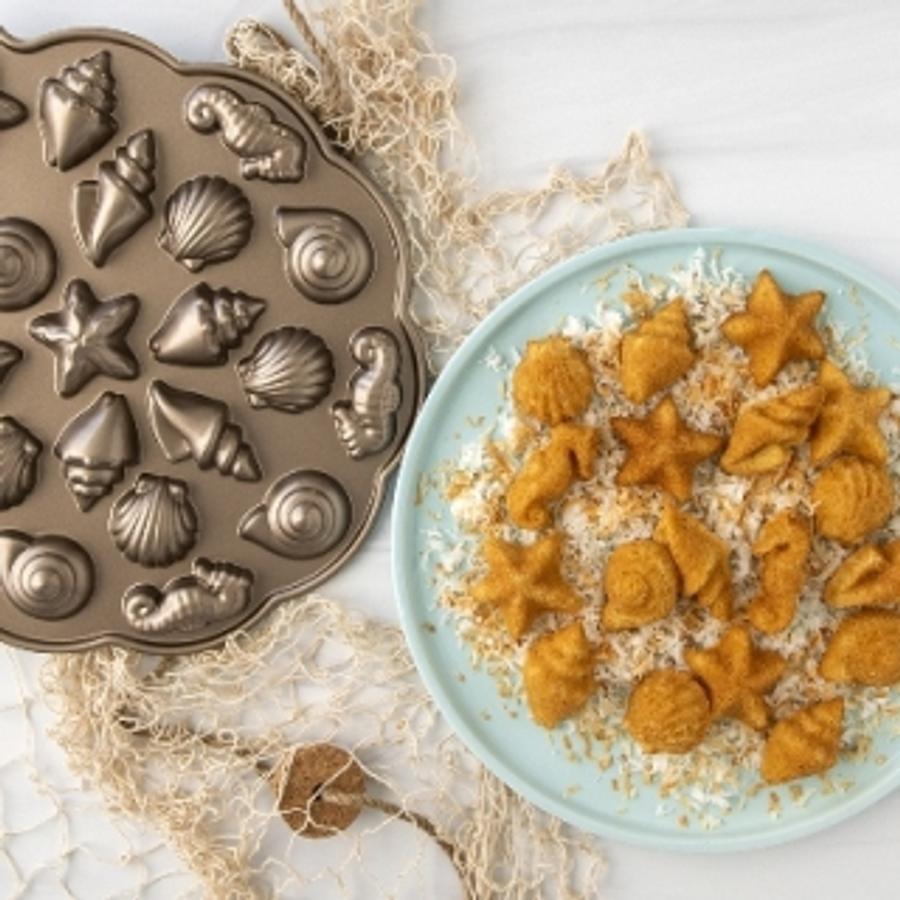 FORMA SEA SHELL CAKELET PAN 80148 NORDIC WARE | Formas Nordic Ware ...