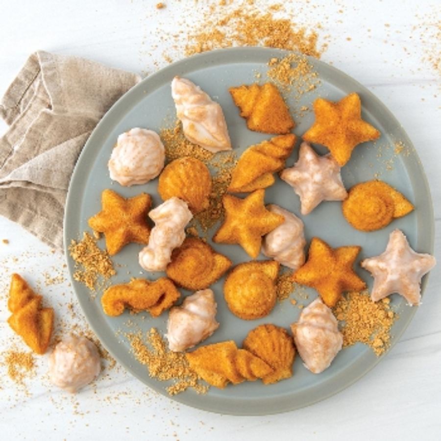 FORMA SEA SHELL CAKELET PAN 80148 NORDIC WARE | Formas Nordic Ware ...